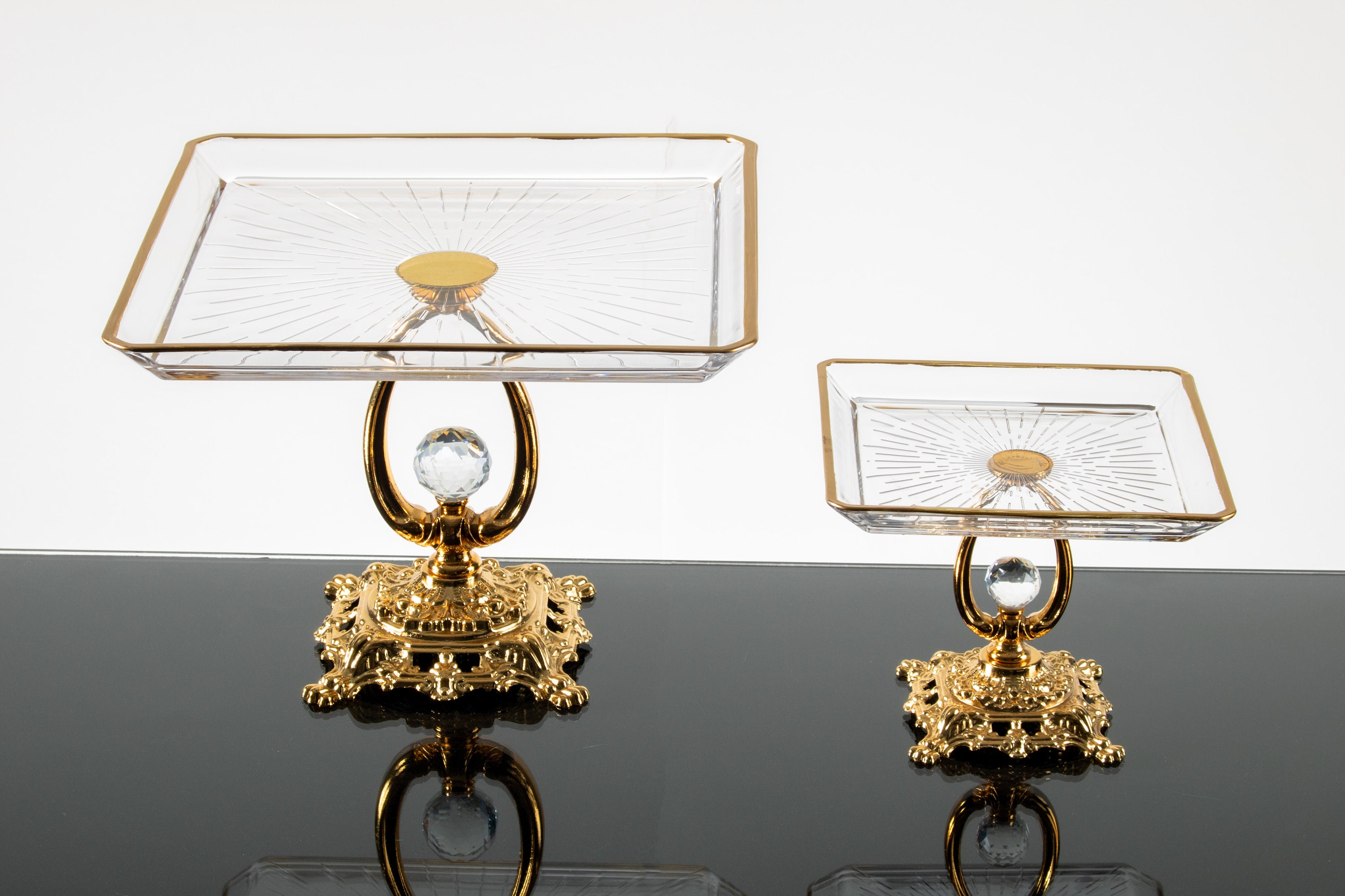 Handmade Square Glass Serving Platters Perfect Gift - Etsy