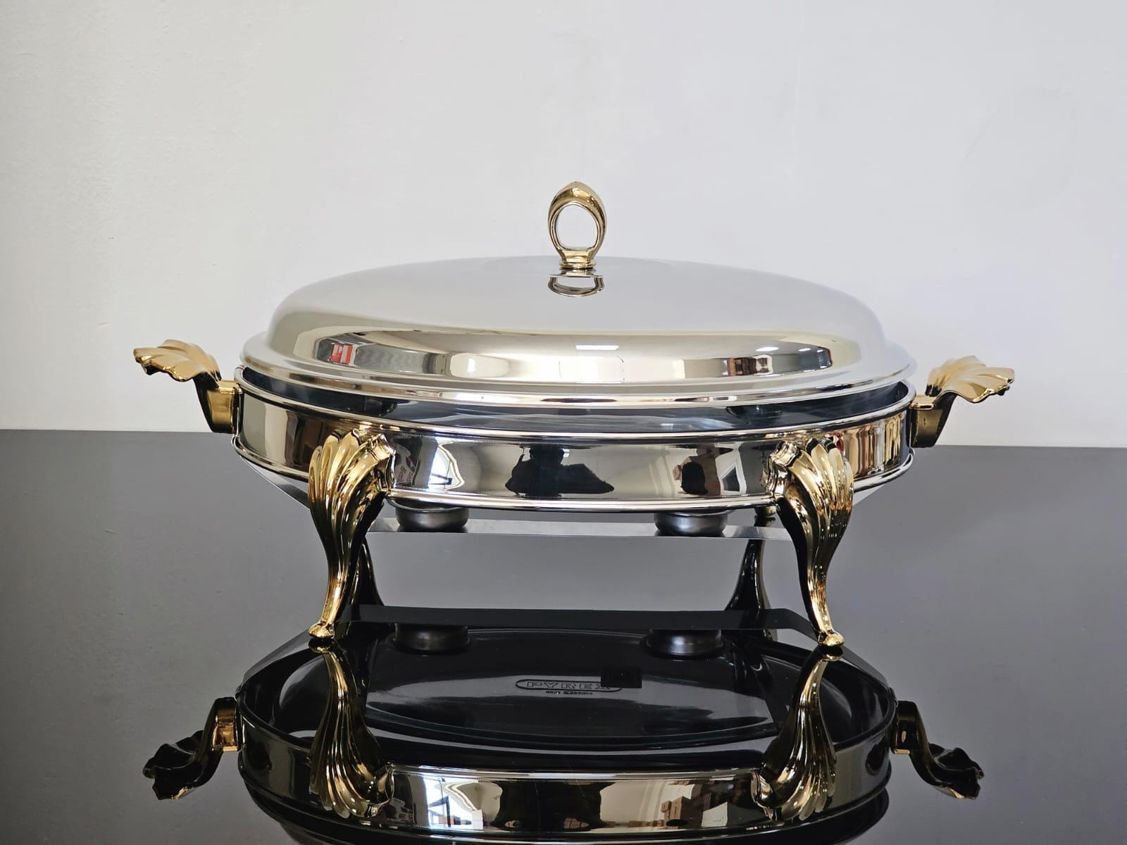 Elegant Oval Chafing Dish Set 3.4L - 2.6L - Perfect for Buffets ...