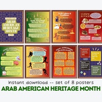 Arab Middle Eastern Heritage STEM Posters Scientists, Engineers ...