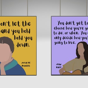 Latina Women (set of 8) Printable Posters, Motivational Classroom Decor ...