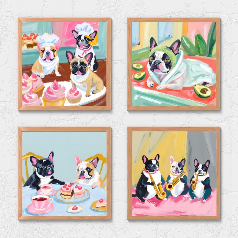 French Bulldog Art - Etsy
