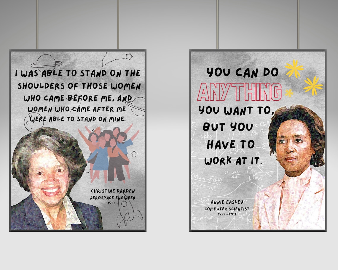 Famous Black Scientists/inventors (set of 8) Printable, Science ...