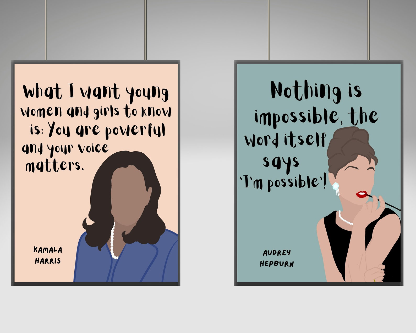 Women in History set of 8 Printables, Posters for Women's History Month ...