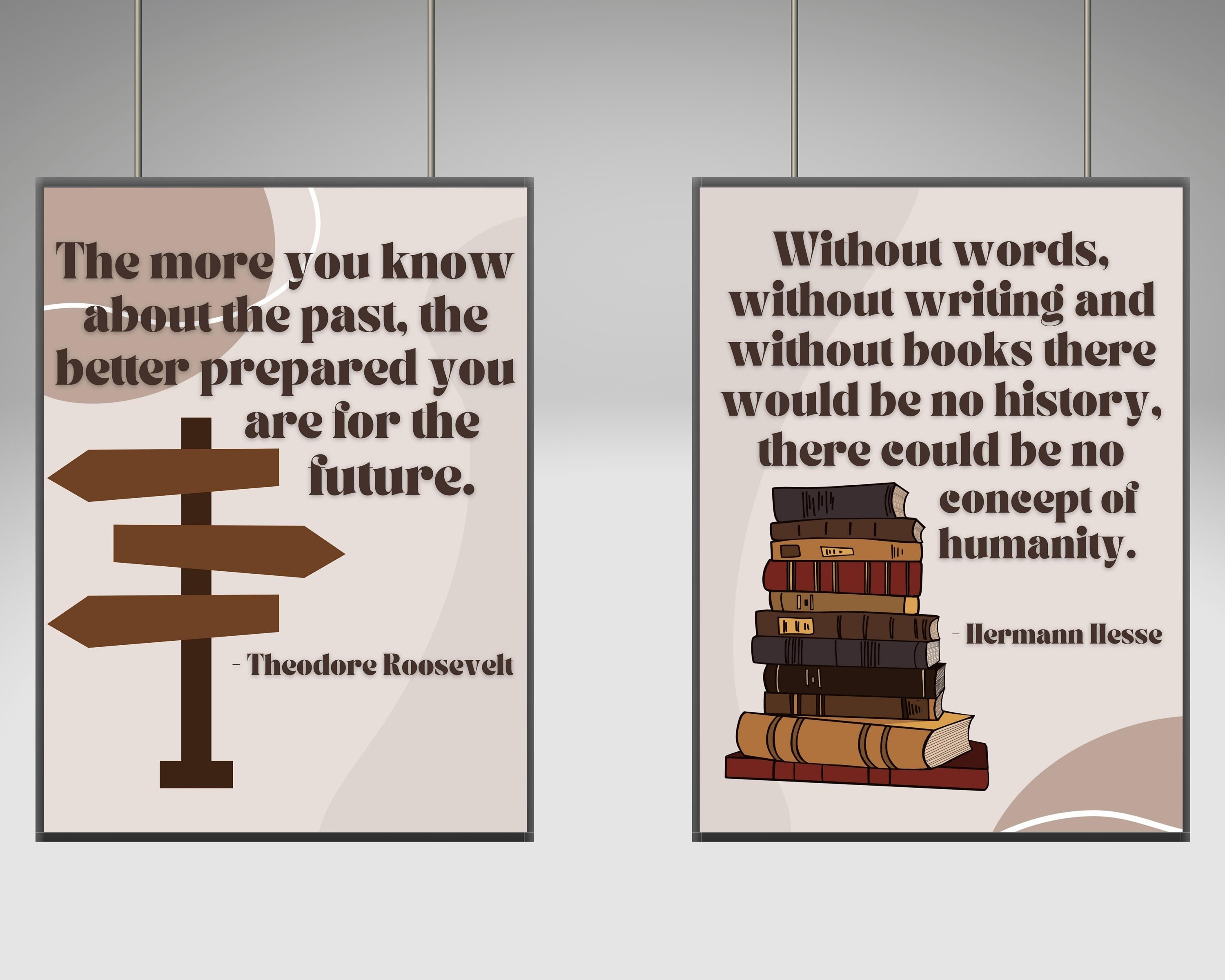History Quotes set of 8 Printables History Classroom Decor - Etsy