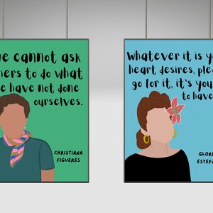 Latina Women (set of 8) Printable Posters, Motivational Classroom Decor ...