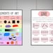 Elements of Art Posters set of 8 Printables, Art Classroom Decor ...