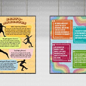 Pride Month (set of 8) Printable Posters, LGBT History Month Posters ...