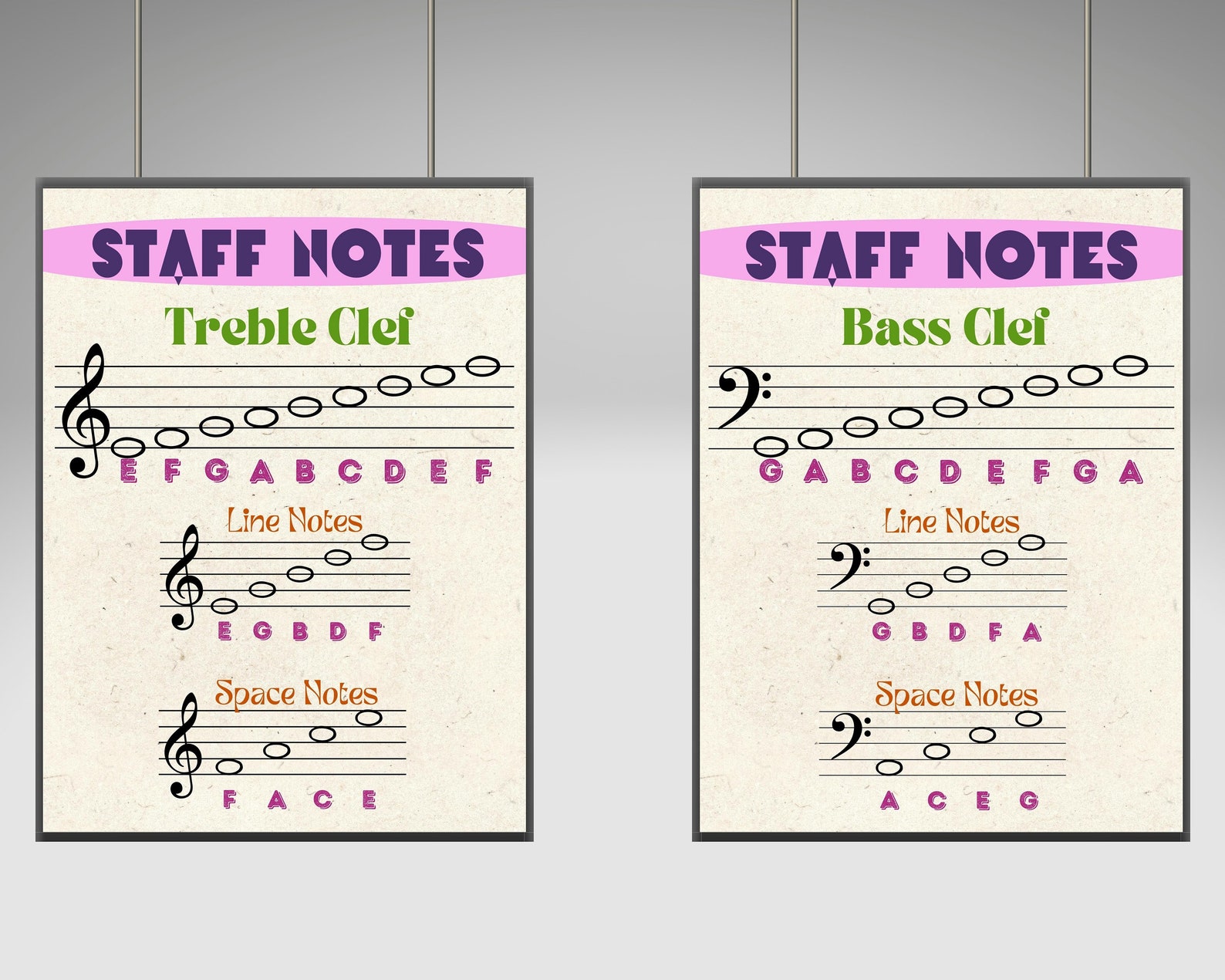 Music Education set of 8 Printable Posters Music Classroom - Etsy