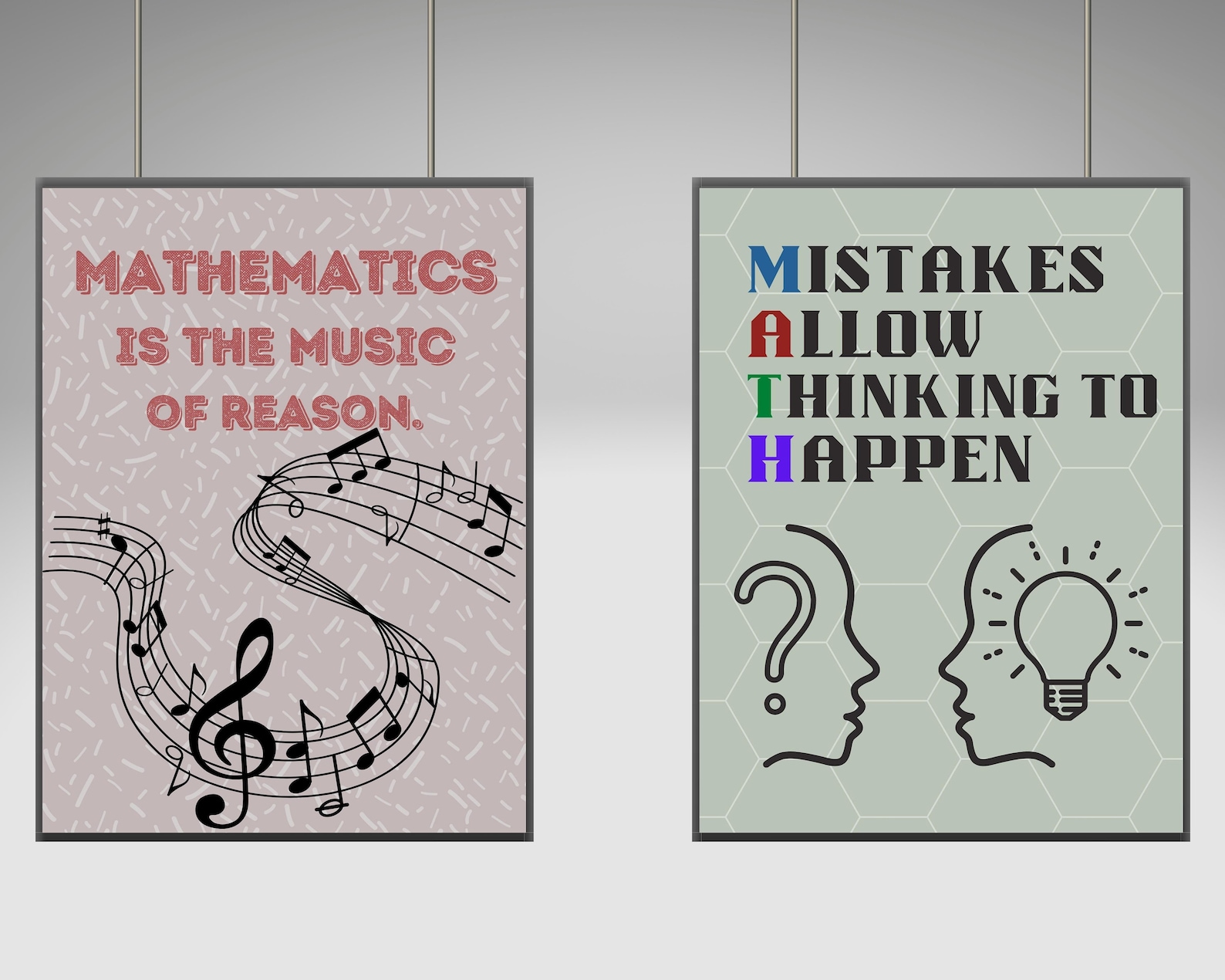 Math Quotes set of 8 Printables Mathematics Classroom - Etsy