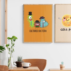 Biology Puns (set of 8) Printable Posters, Funny Science Posters ...