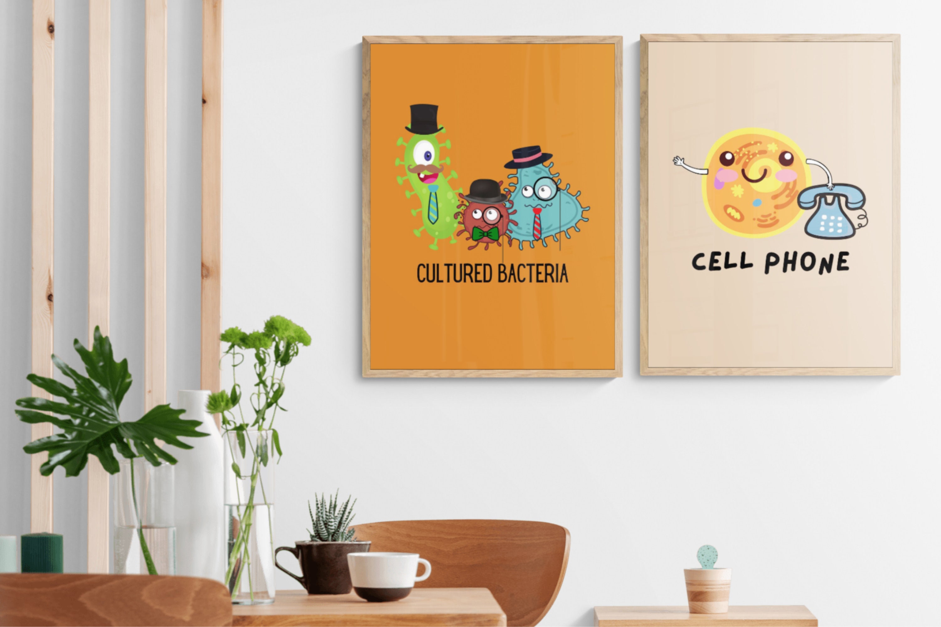 Biology Puns (set of 8) Printable Posters, Funny Science Posters ...