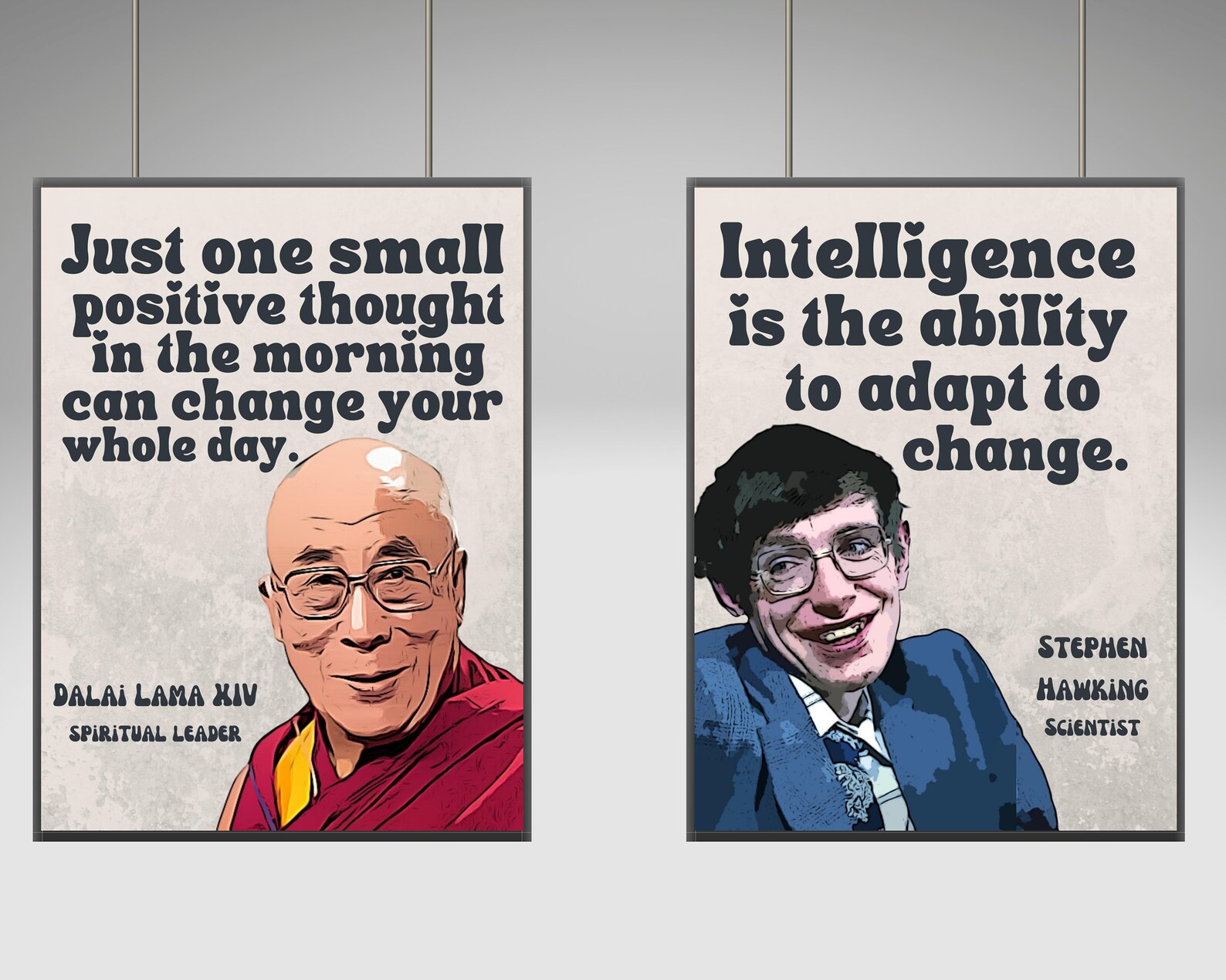 Retro Remarkable Men in History (set of 8) Printables, Motivational ...