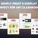 Elements of Art Posters (set of 8) Printables, Art Classroom Decor ...