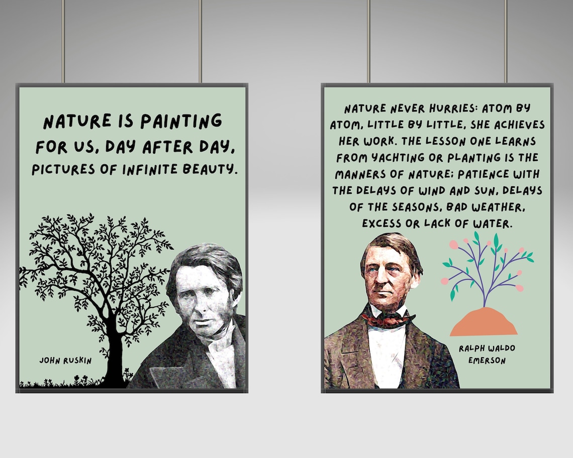 Earth Quotes set of 8 Printable Posters Inspirational | Etsy