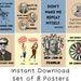 History Posters set of 8 Printables Funny History Posters - Etsy