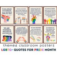 25 Pride Month Posters LGBT Icons, LGBTQIA+ History Bulletin Board ...