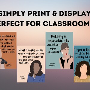 Women in History (set of 8) Printables, Posters for Women's History ...