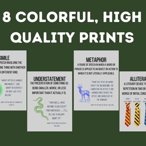 VOL 2 Literary Elements Posters (set of 8) Printable, Middle School ...
