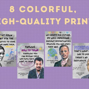 Famous Black Scientists/inventors (set of 8) Printable, Science ...