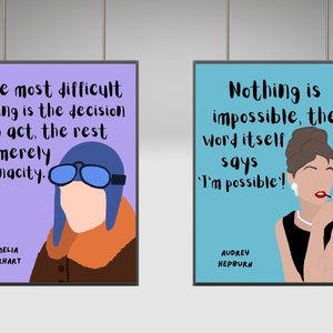 Women in History (set of 8) Printables, Women's History Month Posters ...