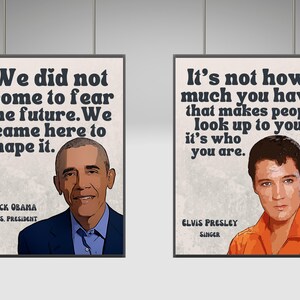 Retro Remarkable Men in History (set of 8) Printables, Motivational ...