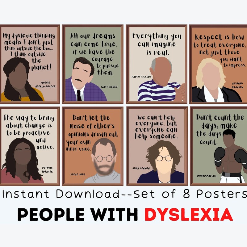 Dyslexia Awareness - Etsy