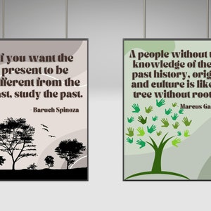 History Quotes (set of 8) Printables, History Classroom Decor ...