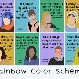 Women in History (set of 8) Printables, Women's History Month Posters ...