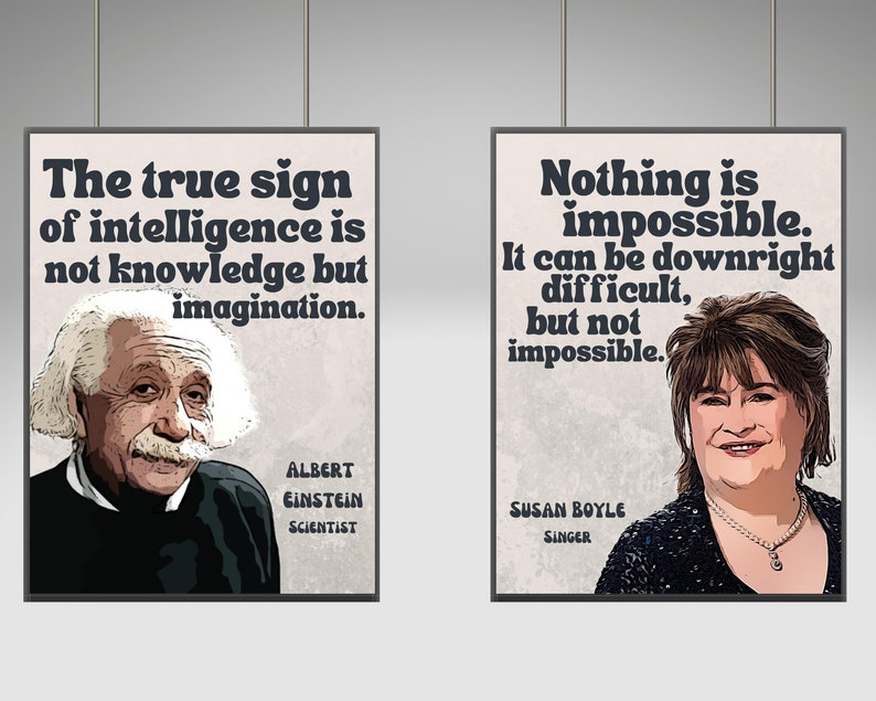 Remarkable People W/ Autism set of 8 Printable Posters - Etsy