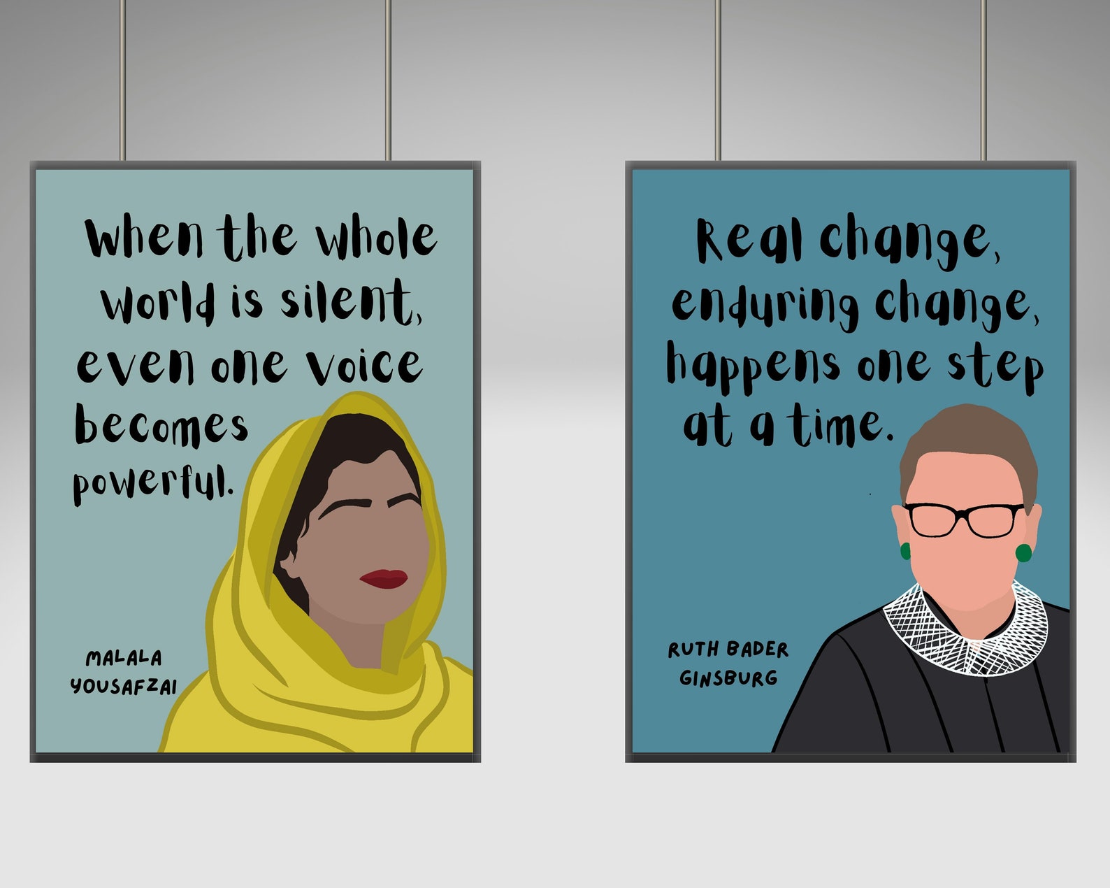 Women in History set of 8 Printables, Posters for Women's History Month ...