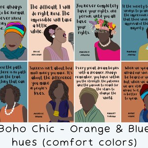 Iconic Black Women in History (set of 8) Printable Posters, Black ...