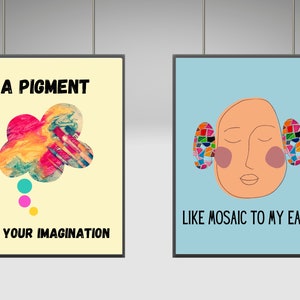 Funny Art Posters (set of 8) Printable Posters, Art Classroom Decor ...