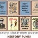 History Quotes set of 8 Printables, History Classroom Decor ...