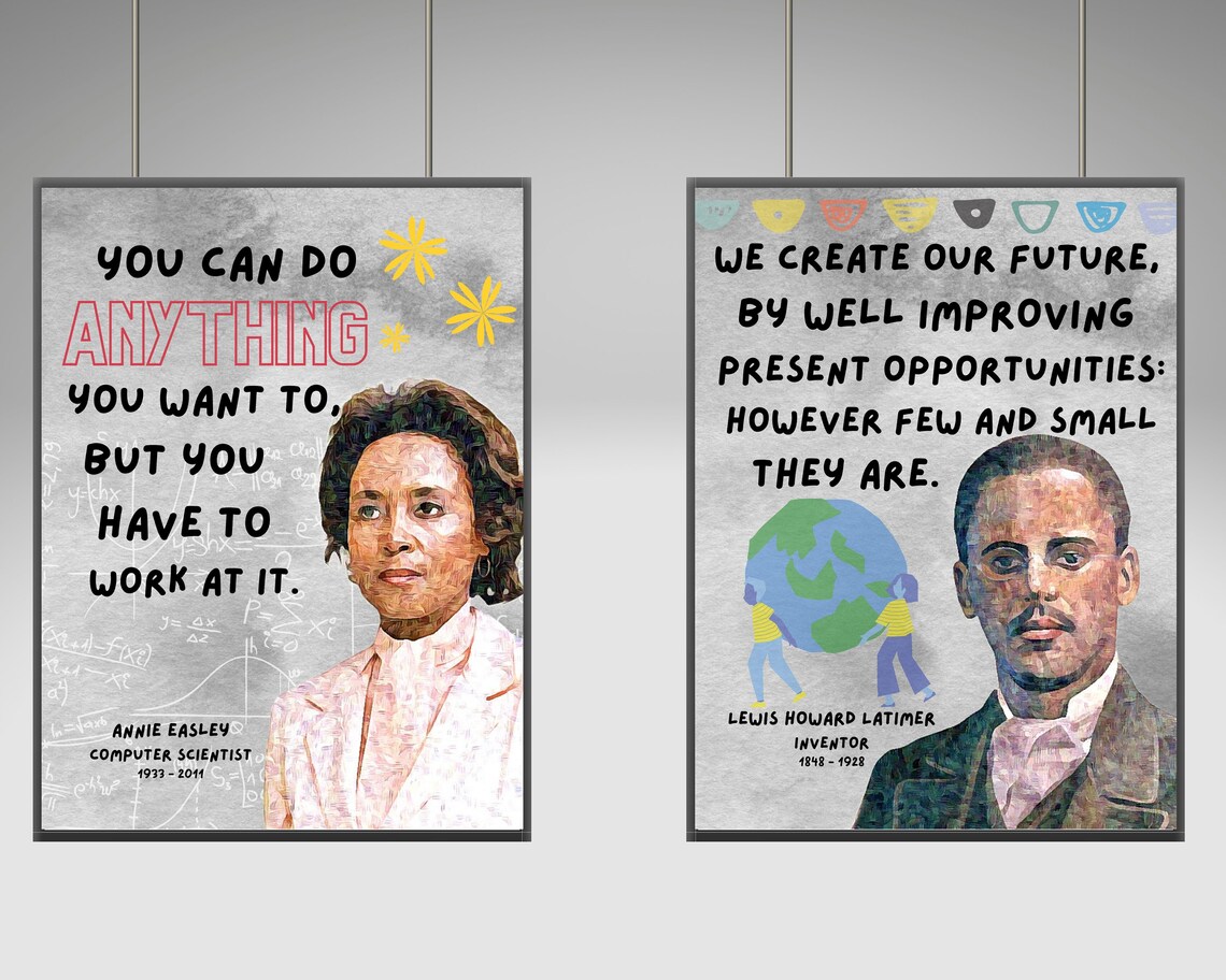 Famous Black Scientists/inventors set of 8 Printable - Etsy