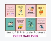 18 MATHS CLASSROOM POSTERS Math Teacher Class Classroom Decor ...
