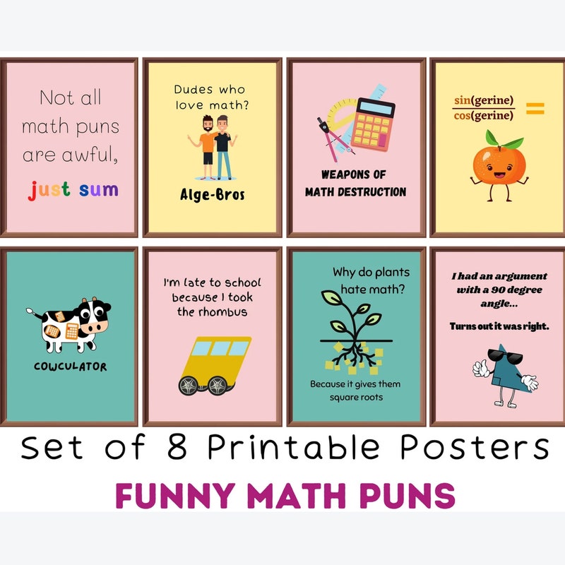 Math Posters - Etsy