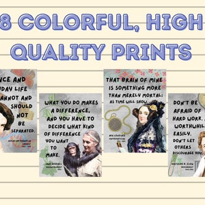 Women in Science Posters (set of 8) Printable, Science Classroom Decor ...