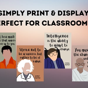 Remarkable Men in History (set of 8) Printables, Classroom Decor, Kids ...