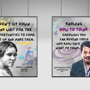 Famous Black Scientists/inventors (set of 8) Printable, Science ...