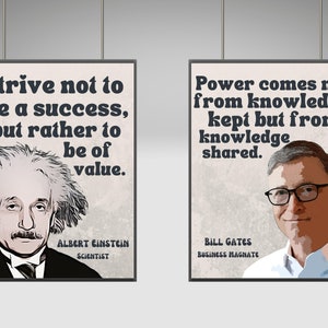 Retro Remarkable Men in History (set of 8) Printables, Motivational ...