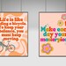 Groovy Poster Set set of 8 Inspirational Quotes, Retro Classroom ...