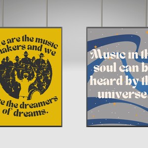 Music Quotes (set of 8) Printable Posters, Music Classroom Decor ...