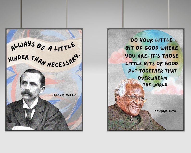 Kindness Matters (set of 8) Printable Posters, Inspirational Quotes ...