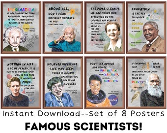Famous Women Mathematicians Posters set of 8 Printable - Etsy UK