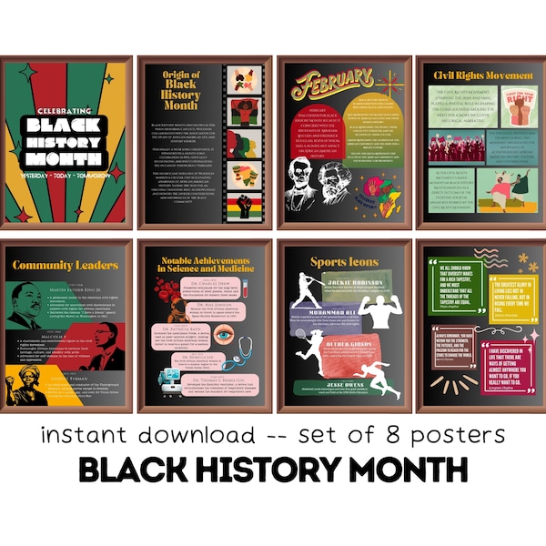 Black History Posters - Etsy