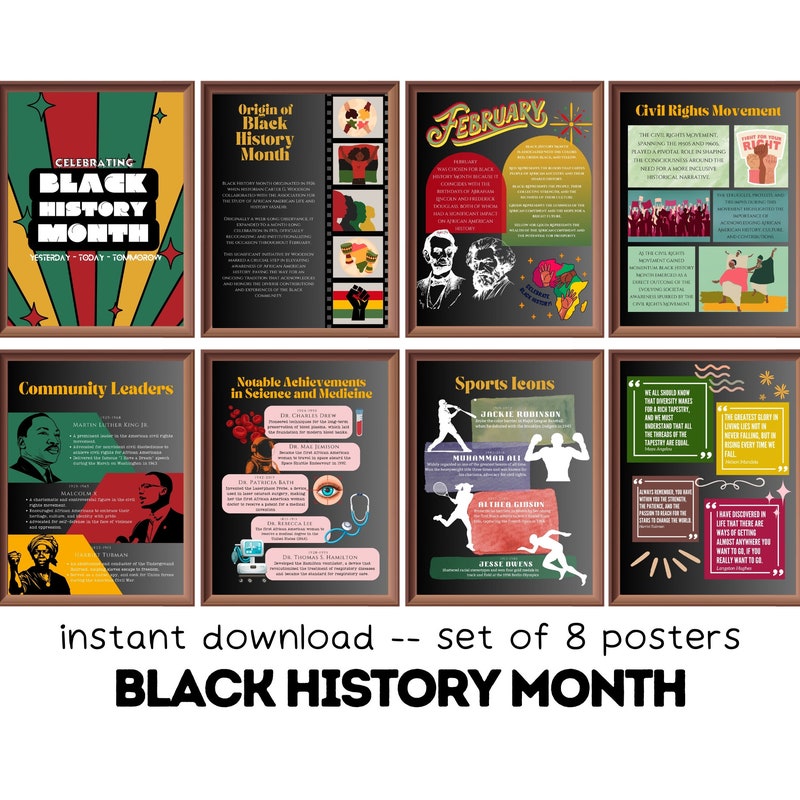 Black History Month Decor - Etsy