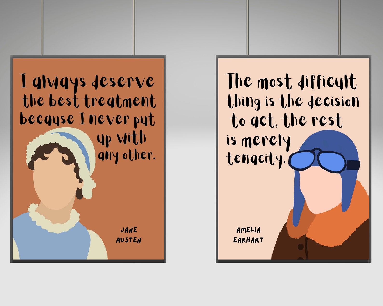 Women in History set of 8 Printables, Posters for Women's History Month ...