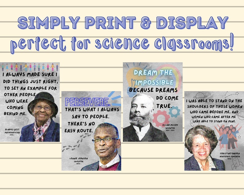 Famous Black Scientists/inventors set of 8 Printable - Etsy