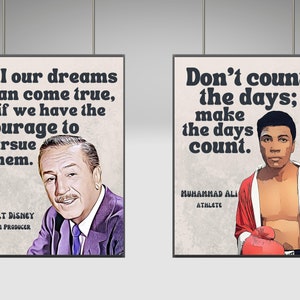 Remarkable People With Dyslexia (set of 8) Printable Posters, Inclusive ...