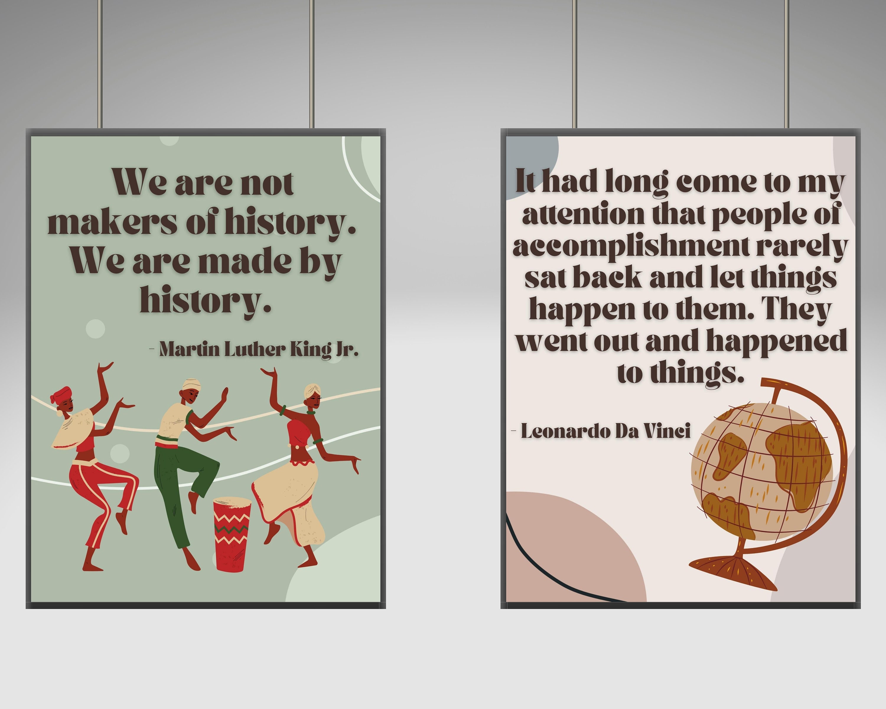 History Quotes set of 8 Printables History Classroom Decor - Etsy